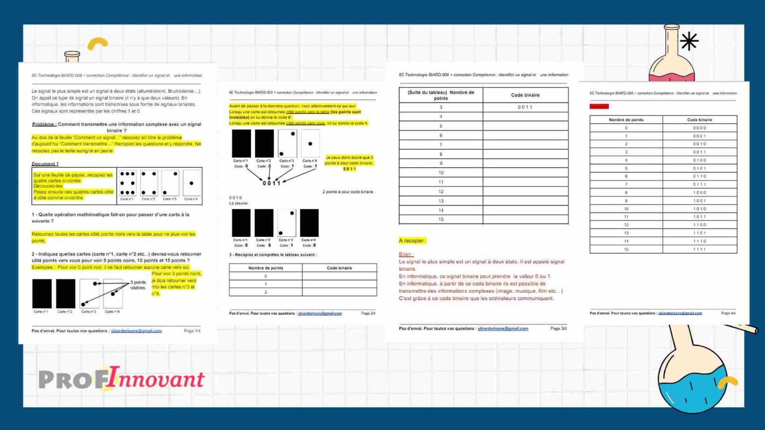 Physique chimie 6ème : cours et exercices à imprimer - Prof Innovant Physique chimie 6ème : cours et exercices à imprimer - Prof Innovant